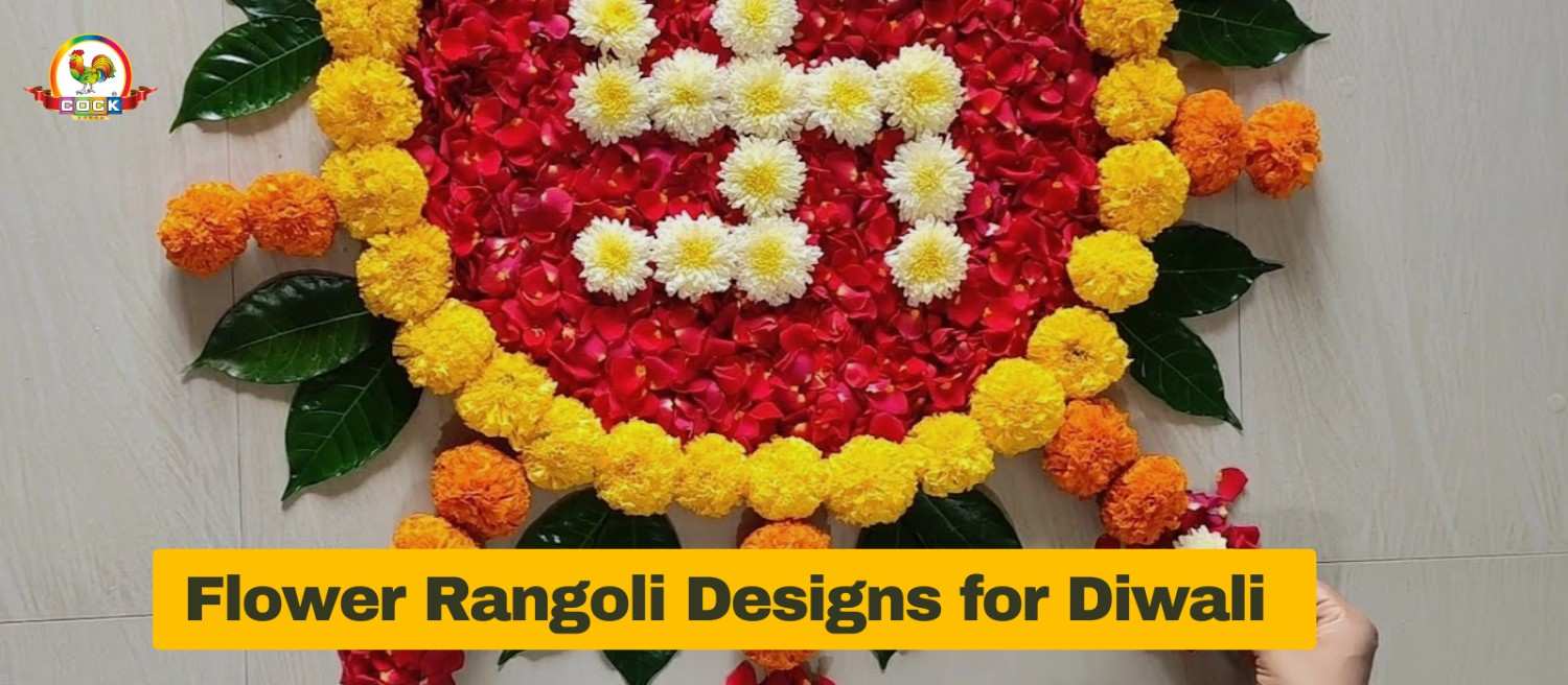Flower Rangoli Designs for Diwali | Creative Ideas for Rangoli