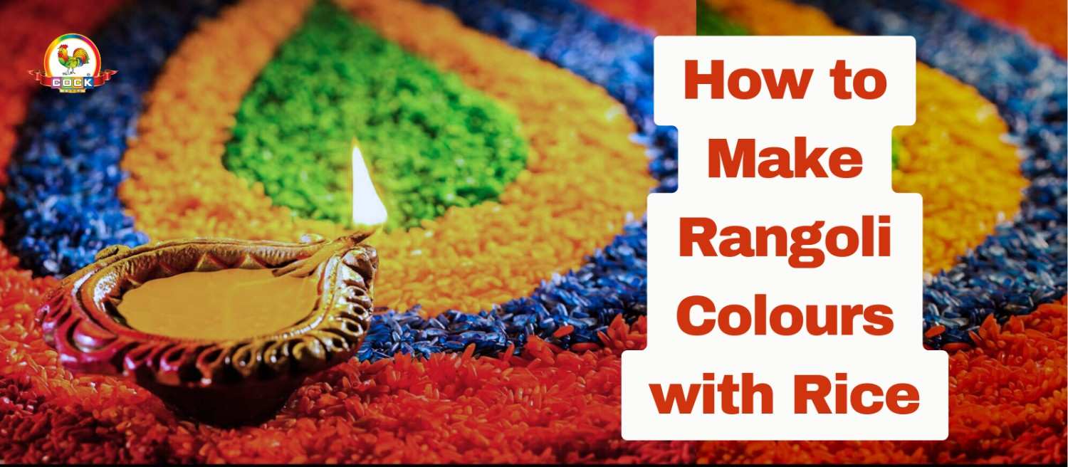 How to Make Rangoli Colours with Rice | Easy DIY Guide